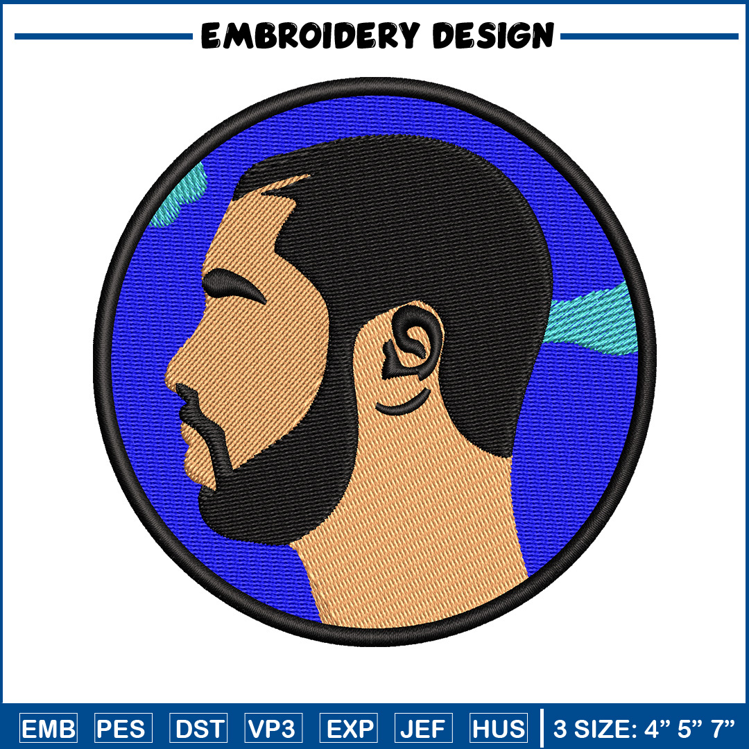 Drake circle embroidery design, Drake embroidery, Embroidery | Inspire ...