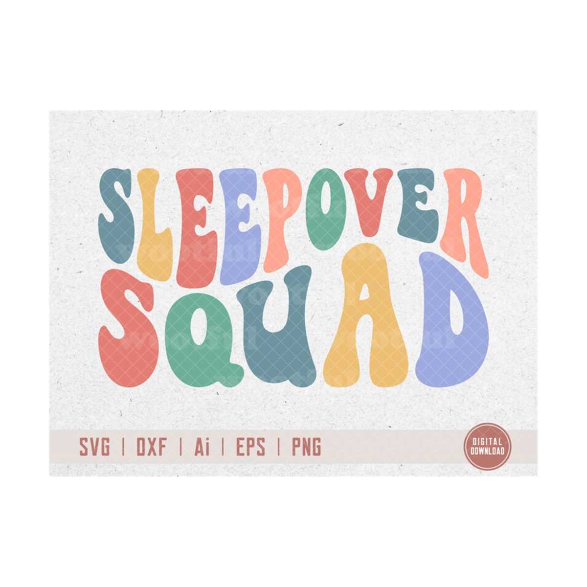 Sleepover Squad svg, Wedding svg, Bachelorette Party svg sv | Inspire ...