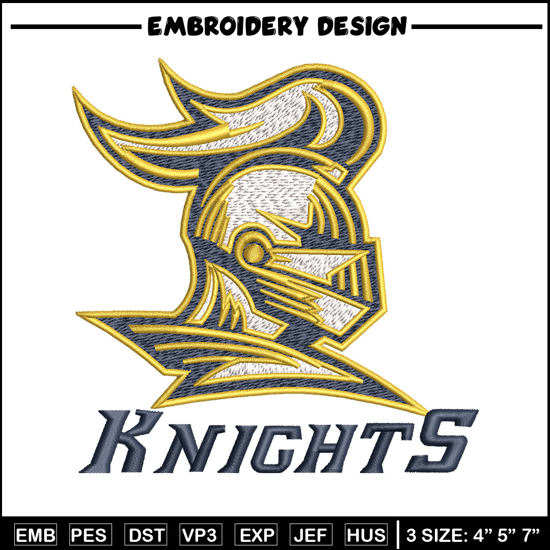 Knights logo embroidery design, Knights embroidery, Embroide - Inspire ...
