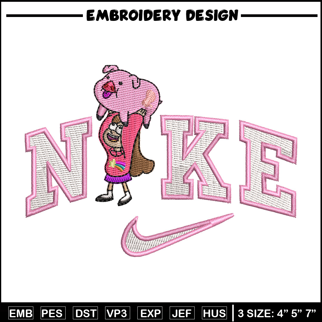 Nike girl pig embroidery design, Nike embroidery, Nike desig - Inspire ...