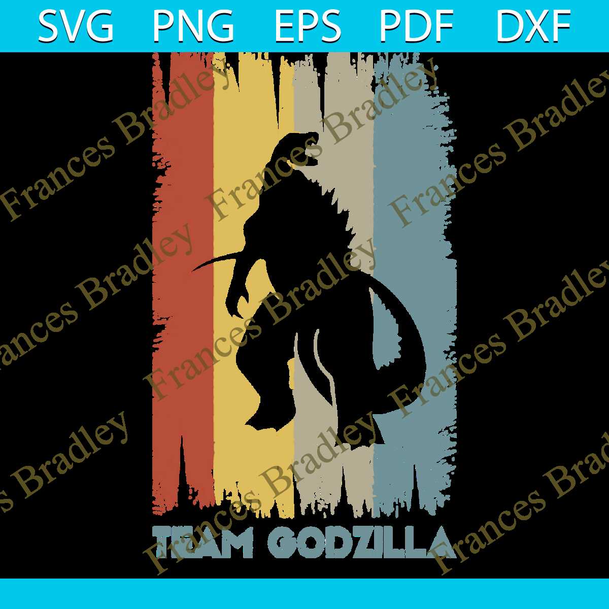 Team Godzilla PNG, Godzilla and King Kong Retro Tshirt Desig | Inspire ...