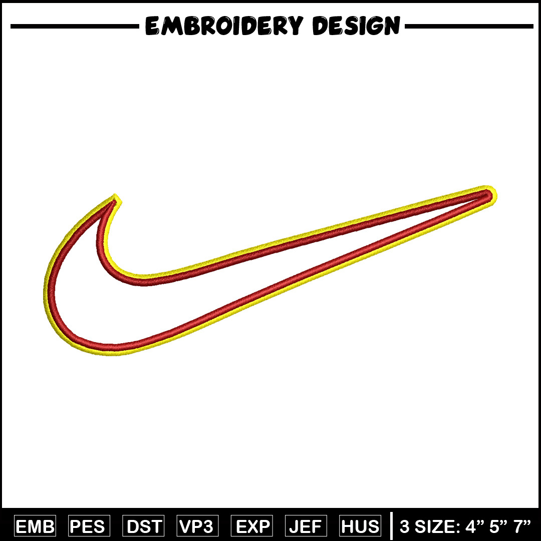 Nike logo embroidery design, Logo embroidery, Nike design, E | Inspire ...