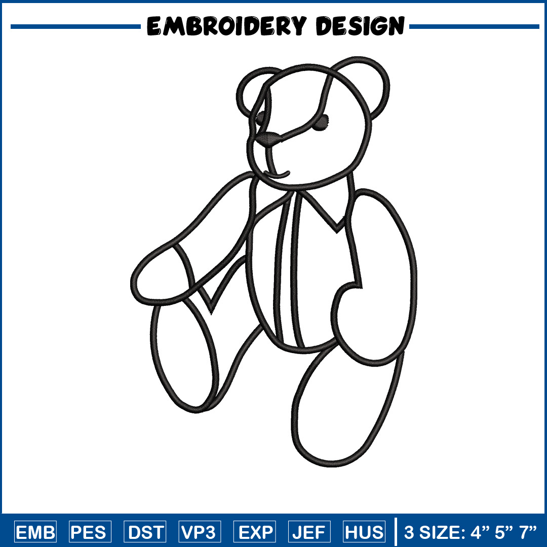 Teddy bear embroidery design, Teddy embroidery, Emb design, | Inspire ...
