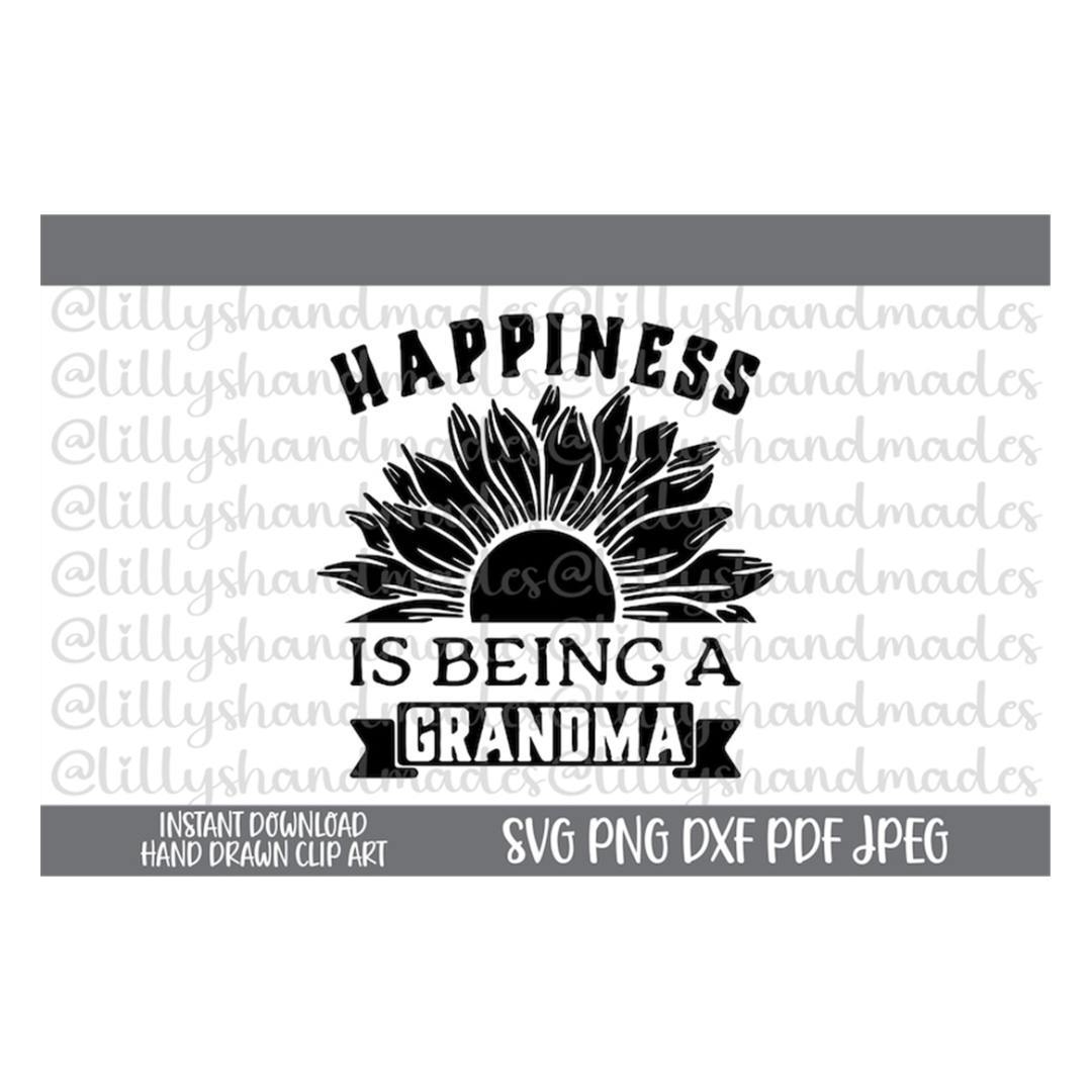 Grandma Svg Files, Blessed Grandma Svg, Grandmother Svg, Gra | Inspire ...