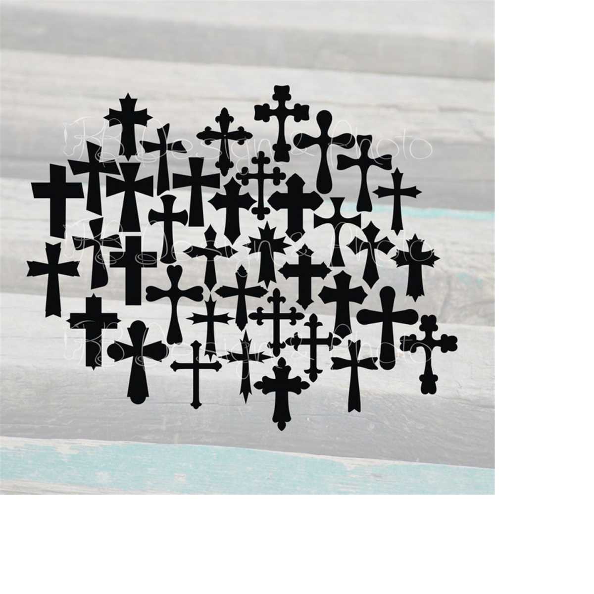 Simple Crosses Lot Vector & Raster files- SVG, PNG, JPG - Inspire Uplift