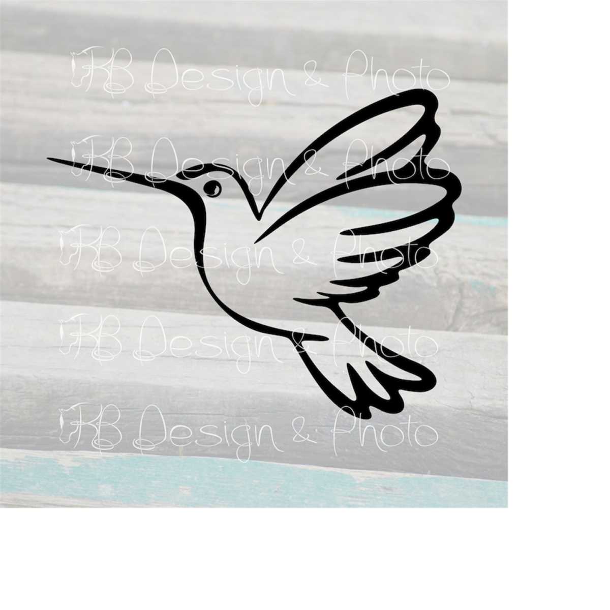 Hummingbird Vector/Raster- SVG, PNG, JPG - Inspire Uplift