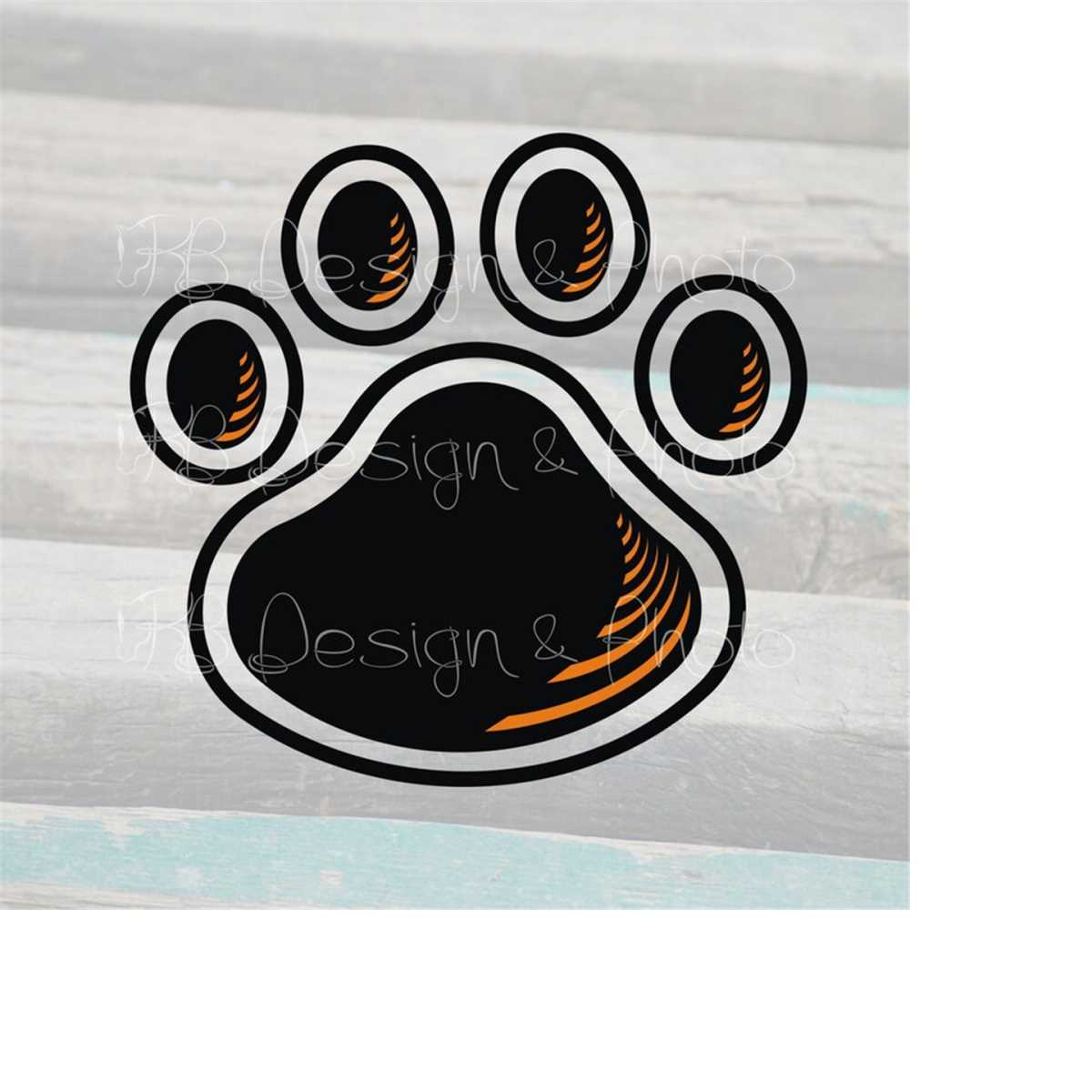 Paw Vector/Raster- SVG, PNG, JPG | Inspire Uplift