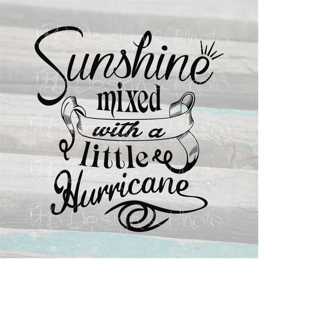 Sunshine mixed with a little Hurricane Vector/Raster- SVG, P - Inspire ...