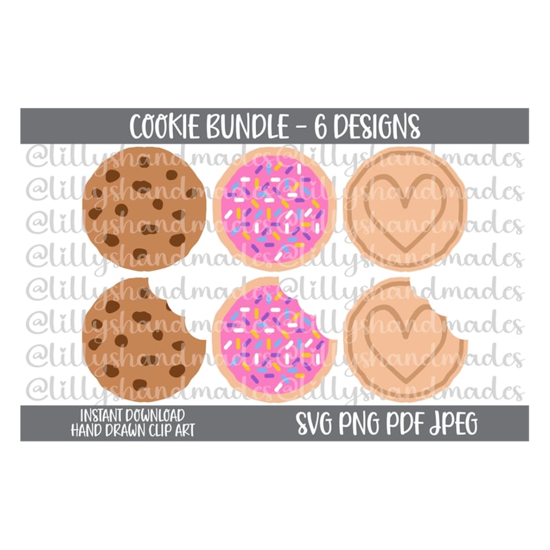 Cookies Svg, Chocolate Chip Cookie Svg, Sugar Cookie Svg, Co | Inspire ...