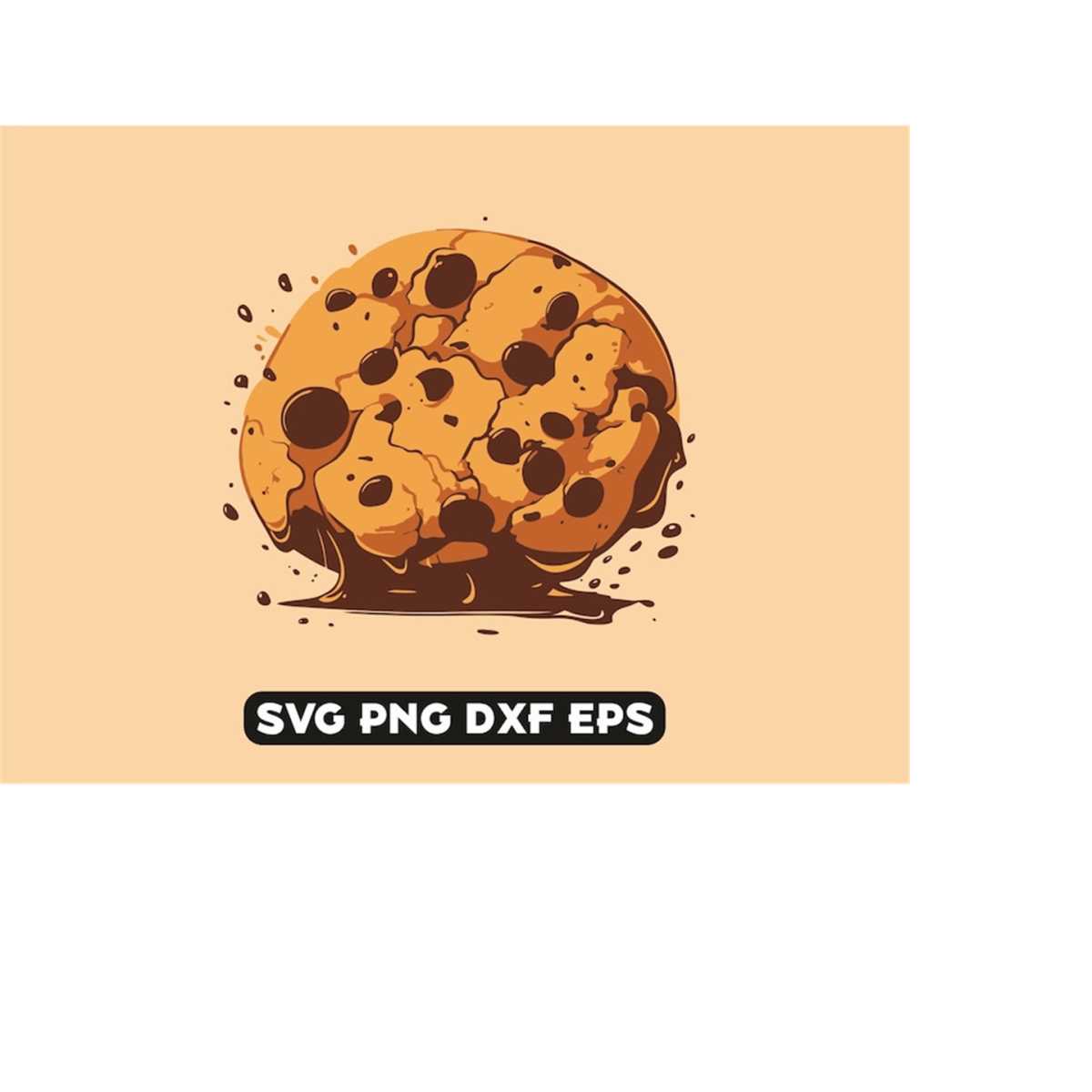 Chocolate chip cookie svg, cookies svg, chocolate chip svg - Inspire Uplift