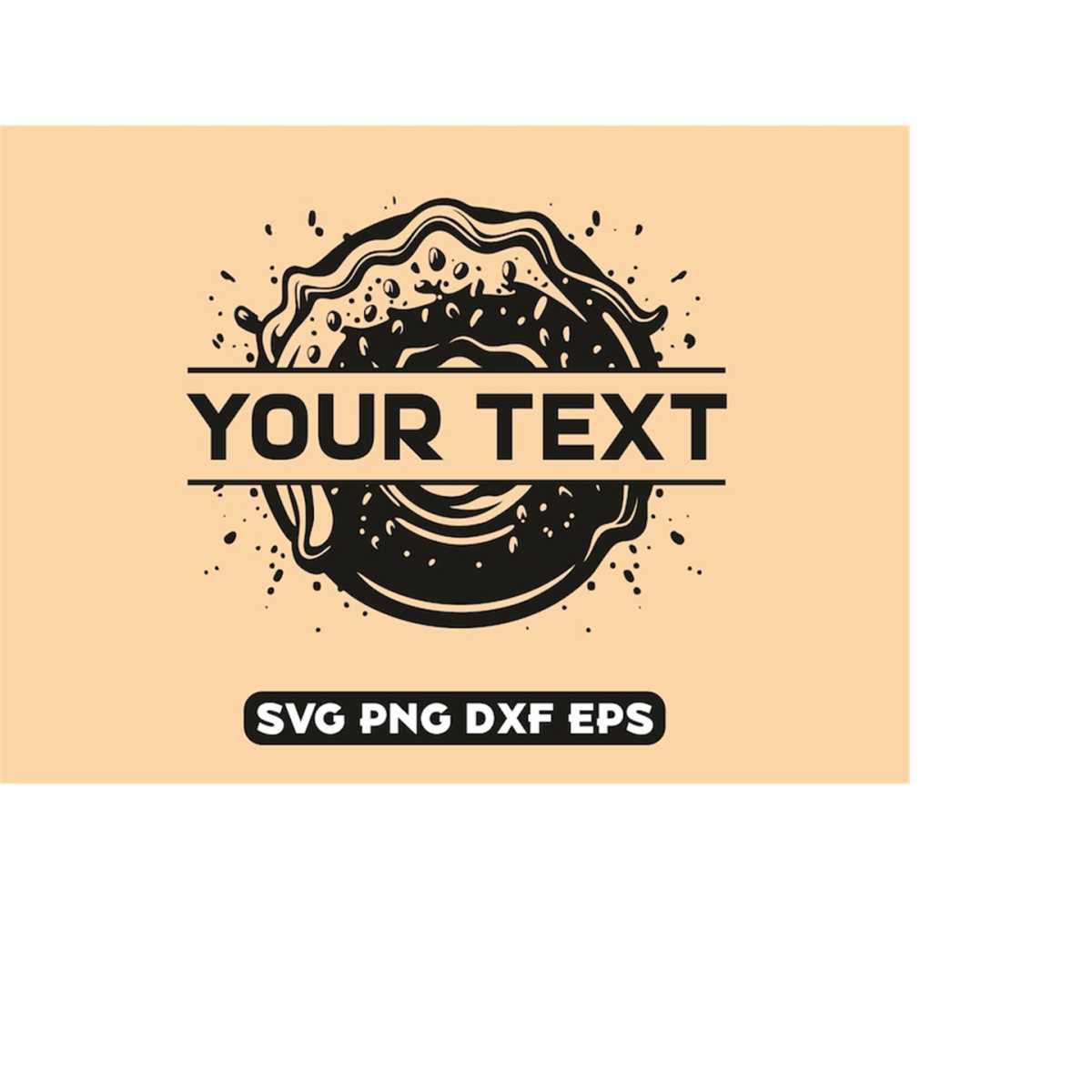 Split donut svg, sweets svg, donut png, vector donut clipart - Inspire ...