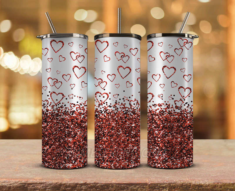 Valentine Tumbler PNG, Valentines Tumbler Wrap, Valentine Gi | Inspire ...