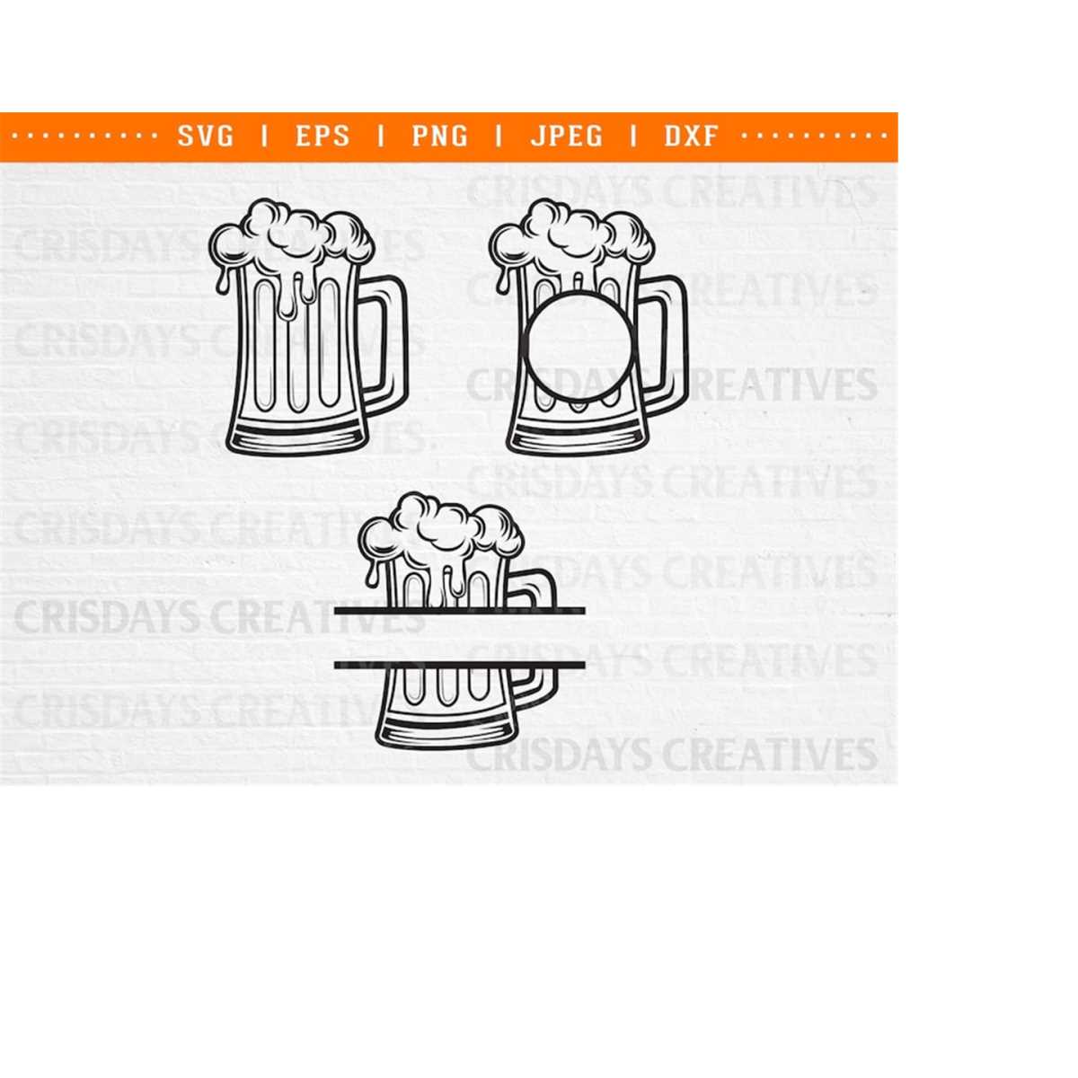 beer mug svg, beer mug silhouette, beer mug monogram, beer, | Inspire ...