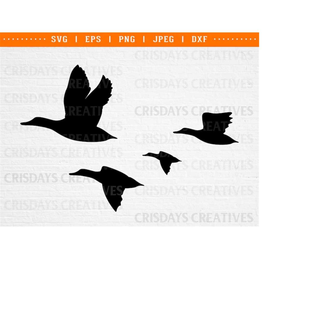 flying duck svg - Inspire Uplift