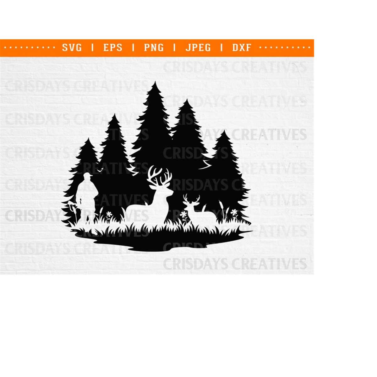 deer hunting png, deer hunting decal, forest deer svg, deer - Inspire ...
