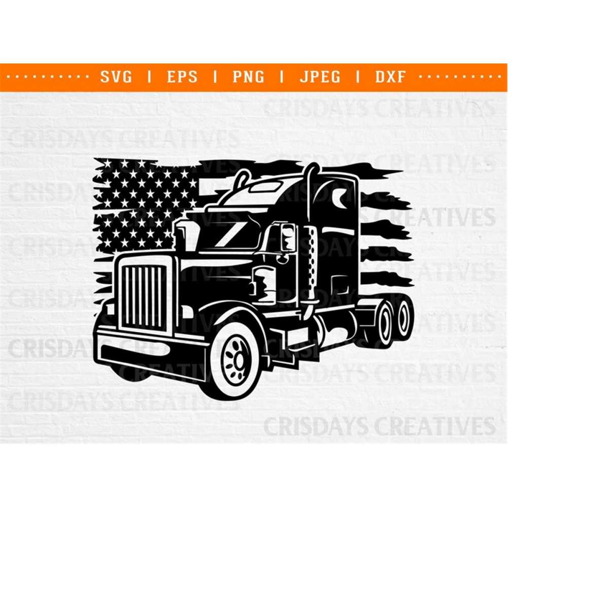 US Truck Svg | Big Truck Svg |Trucker Svg, truck driver gift - Inspire ...