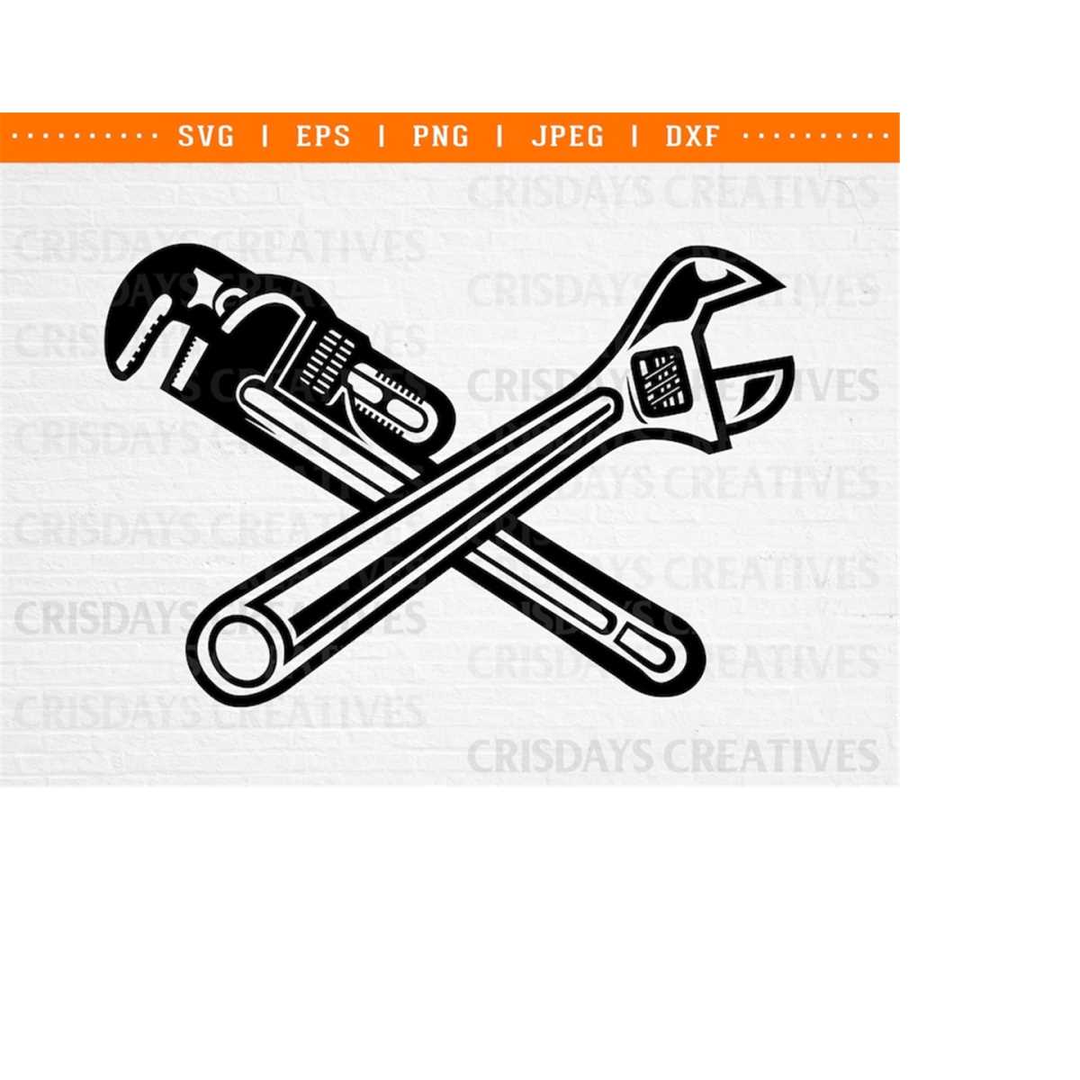 Plumber Crossed Tools Svg| Plumber png| Plumber Vector| Pipe | Inspire ...