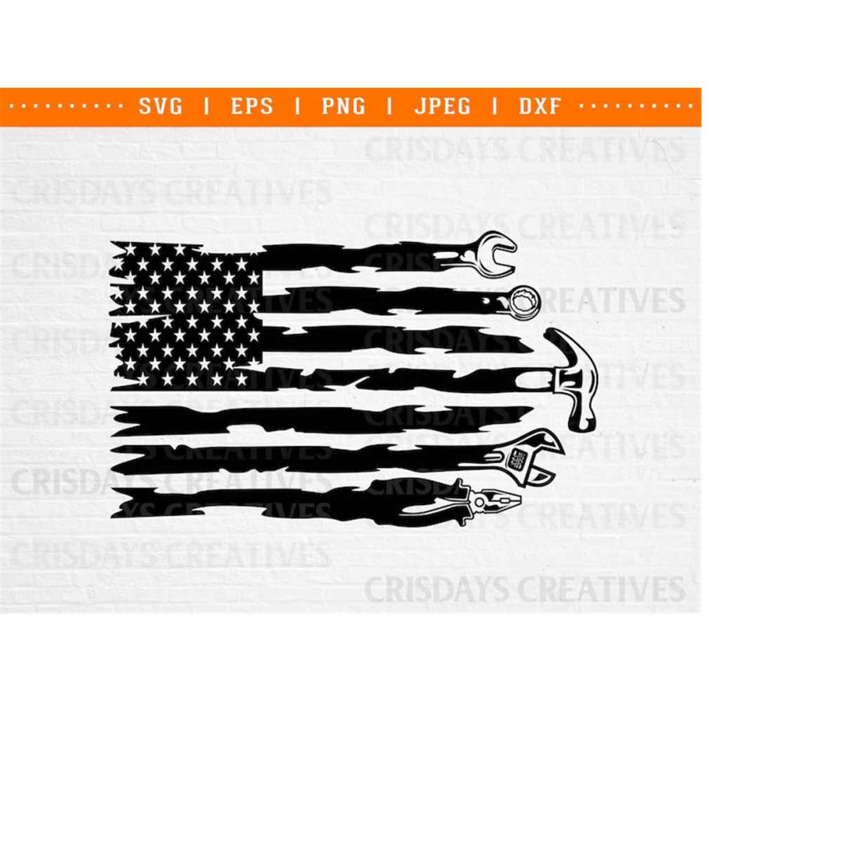 US Flag Tools Svg| Repair Tools SVG| Mechanic SVG| Carpenter - Inspire ...