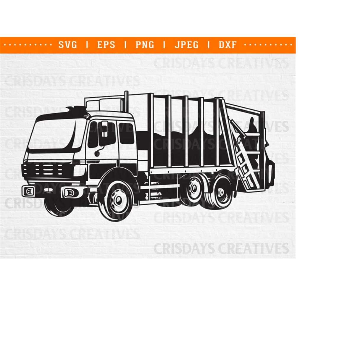 garbage truck svg, garbage truck shirt design, garbage truck - Inspire ...