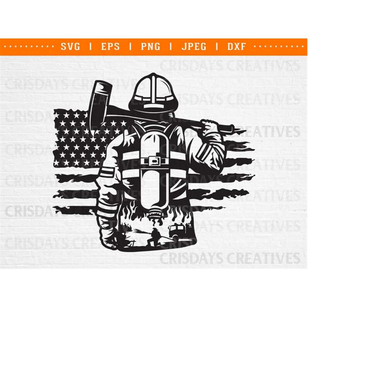 fire fighter svg, firefighter svg, fireman svg, fire fighter - Inspire ...