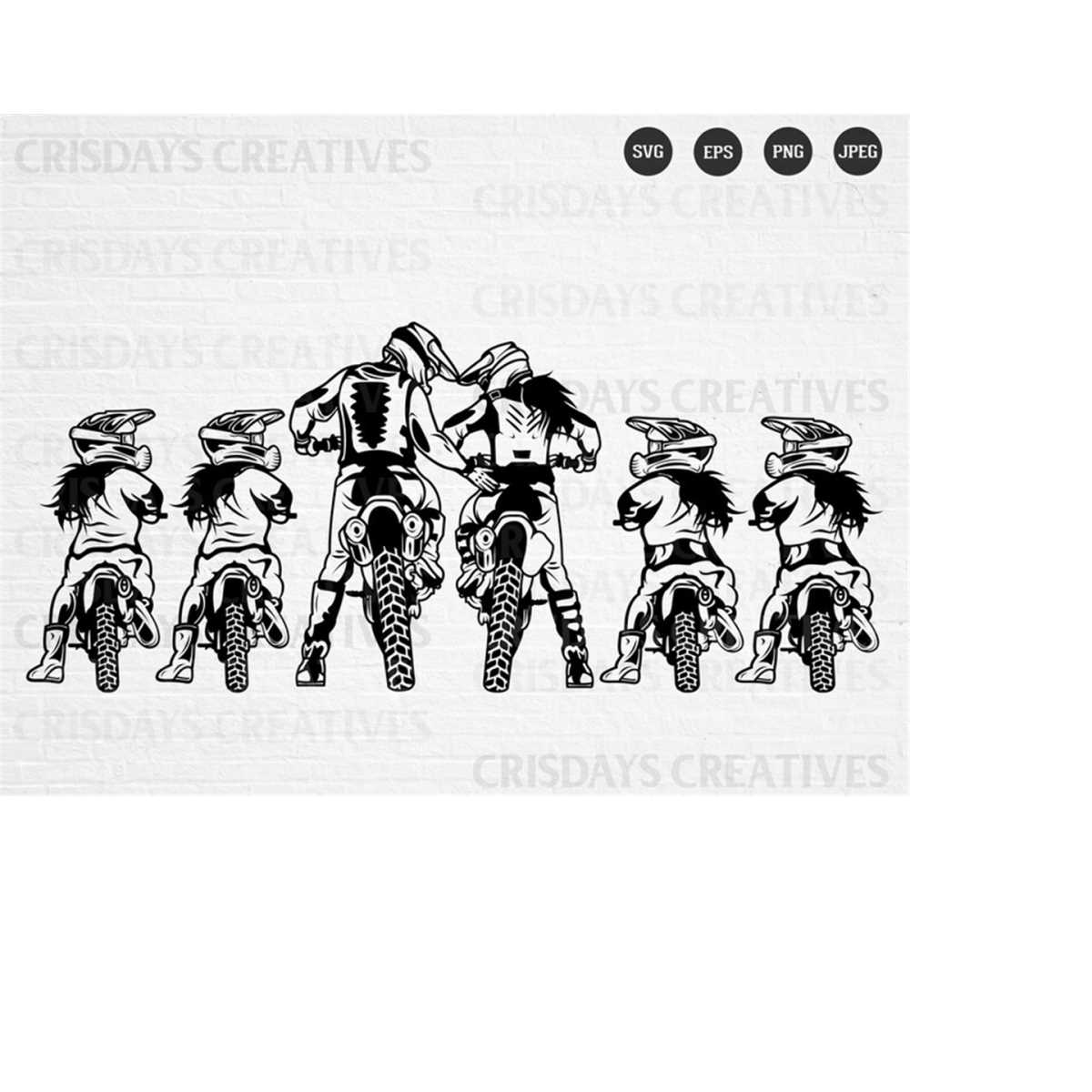 Family of Six Motocross, Family life svg, motocross svg, mot - Inspire ...