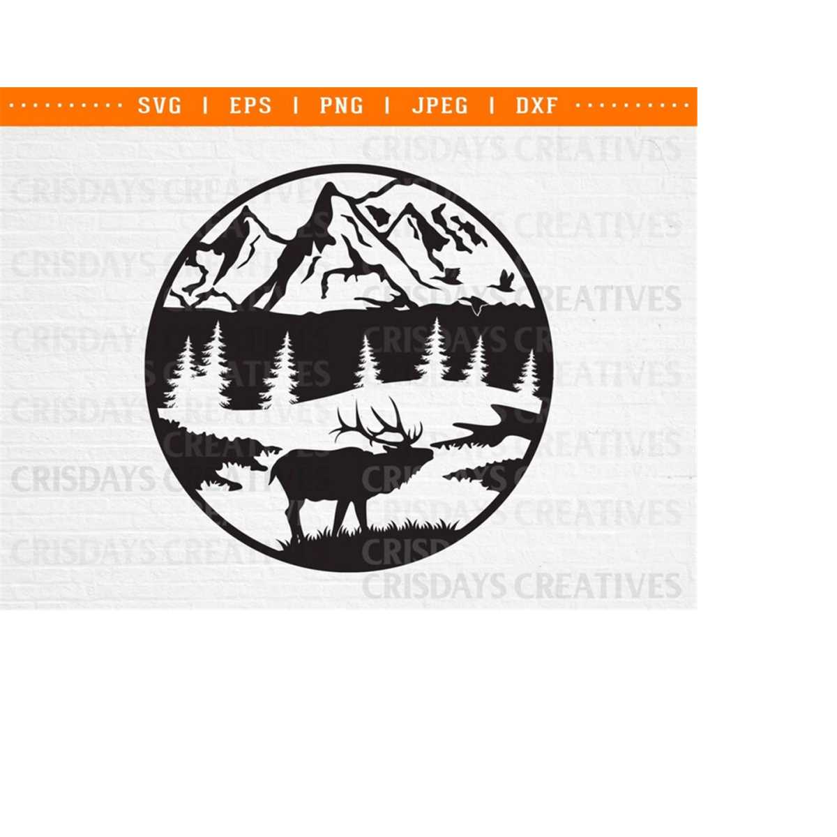 mountain elk svg, elk svg, elk antler, elk head svg, elk orn - Inspire ...