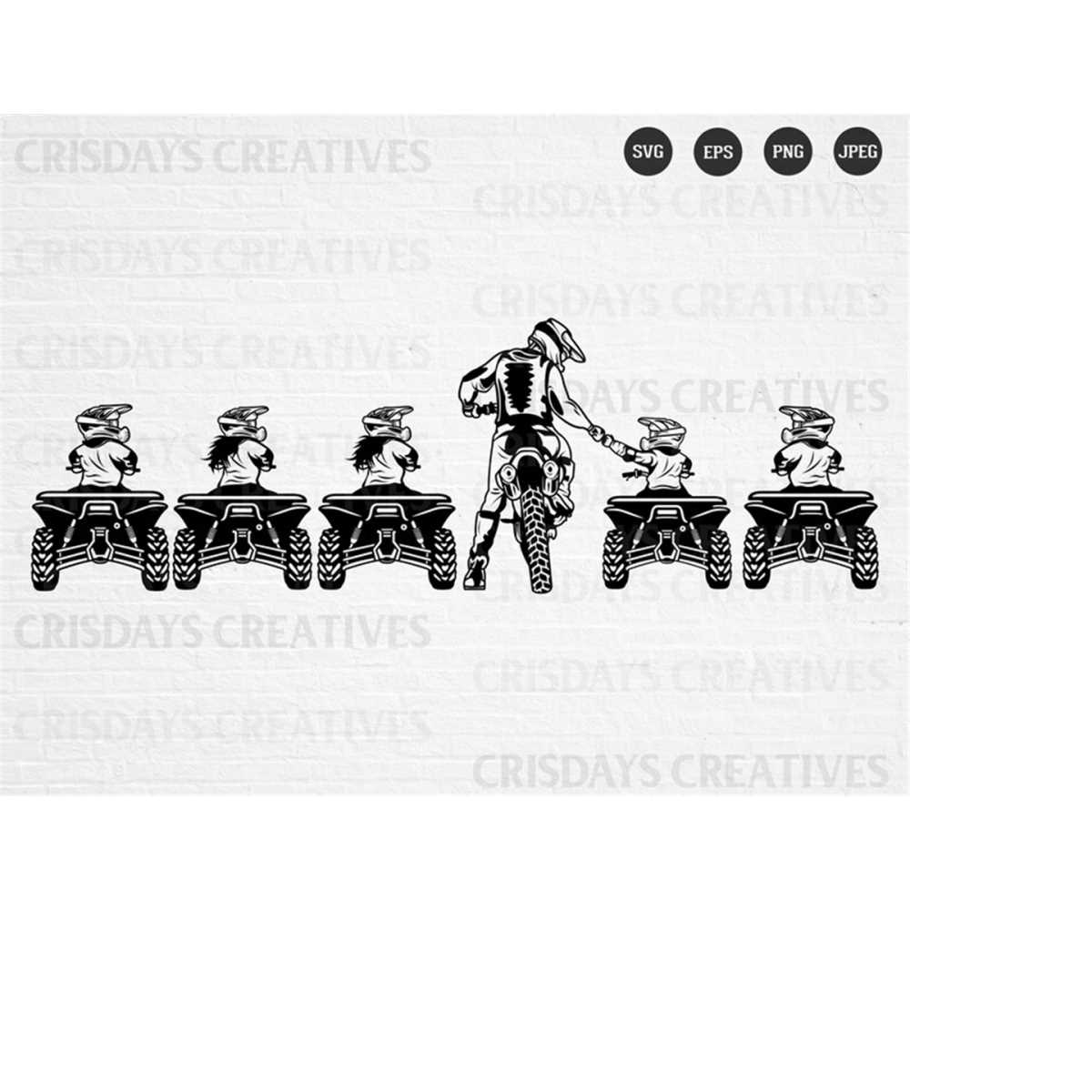 Kids Adventure Svg , Kids Atv Svg, Dad and Kids Atv Svg , Gr - Inspire ...