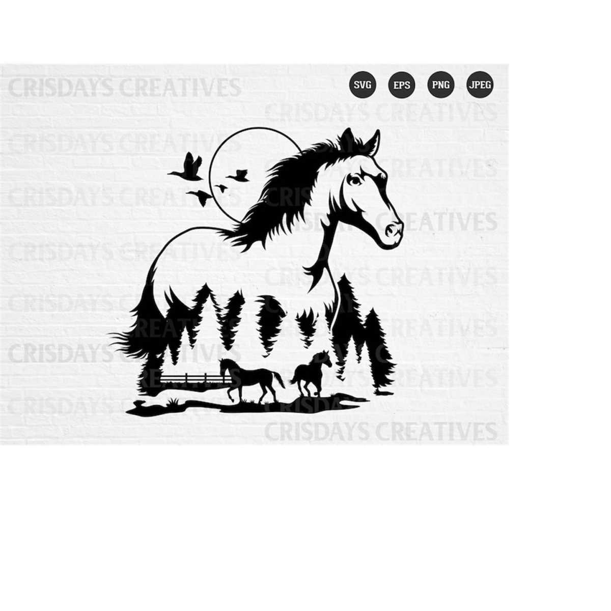 Horse Svg| Beautiful Horse Svg| Wild Horses Svg| Horse Runni - Inspire ...