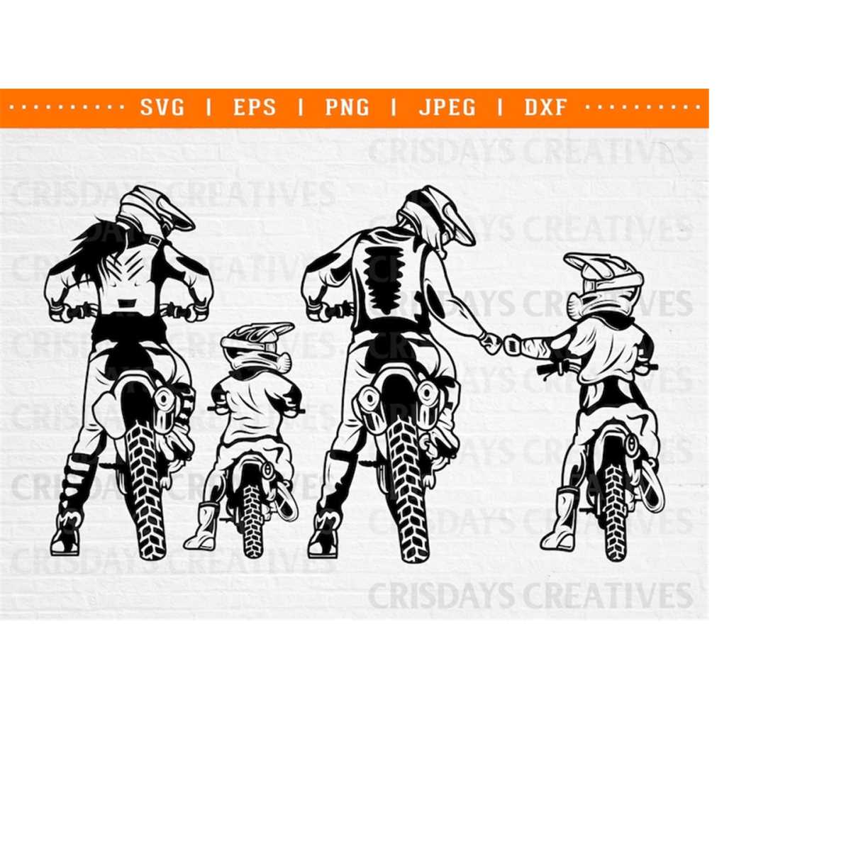 Family Motocross Svg| Motocrosss svg| Dirtbiker Svg| DadLife - Inspire ...