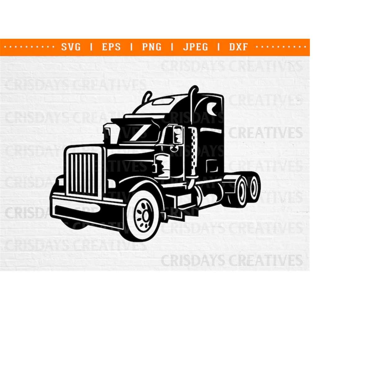 Semi Truck Svg || Trucker png || Semi Truck Vector,Truck Cli | Inspire ...