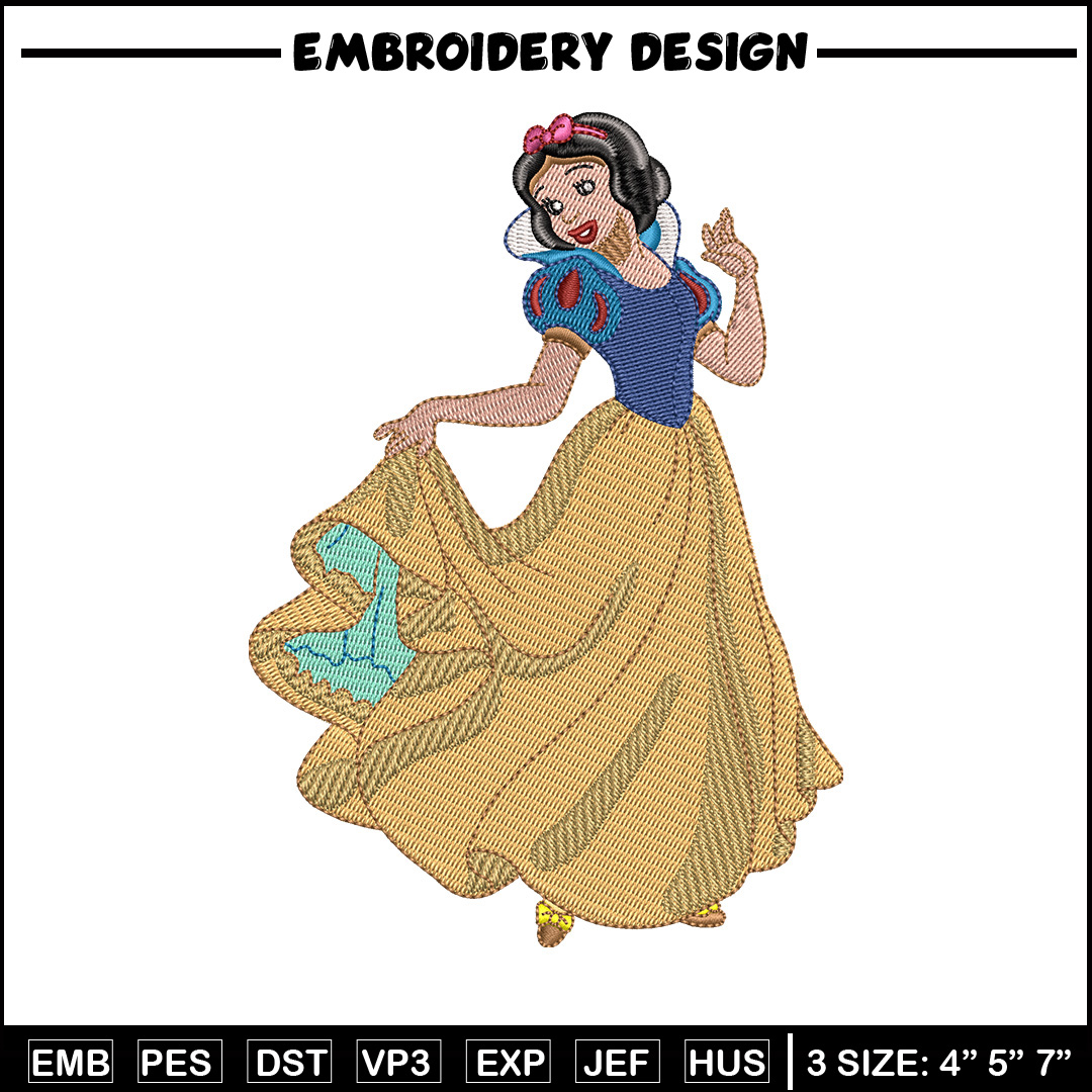 Snow white embroidery design, Disney embroidery, Embroidery | Inspire ...