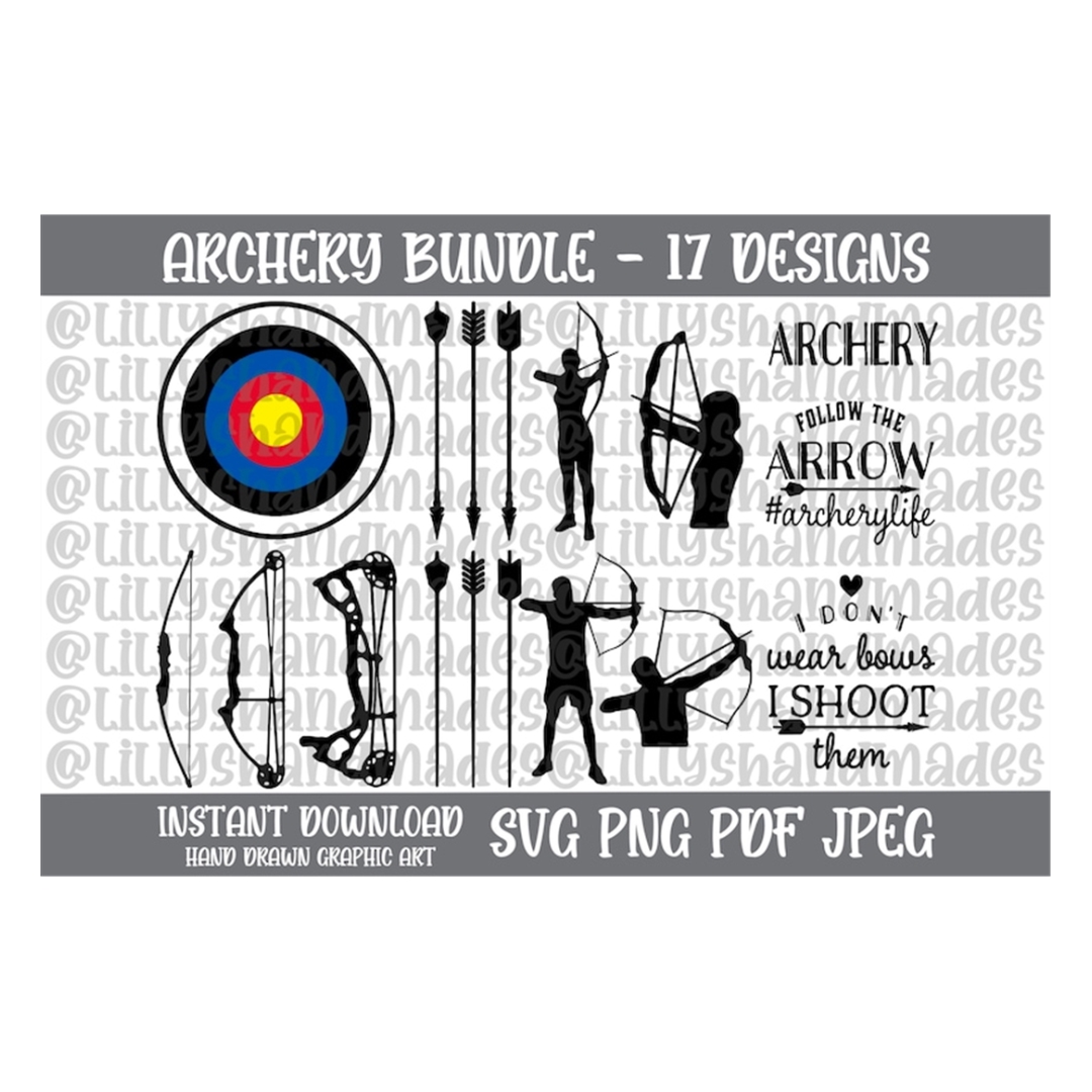 Archery Svg, Archery Png, Bow and Arrow Svg, Target Svg, Arc | Inspire ...