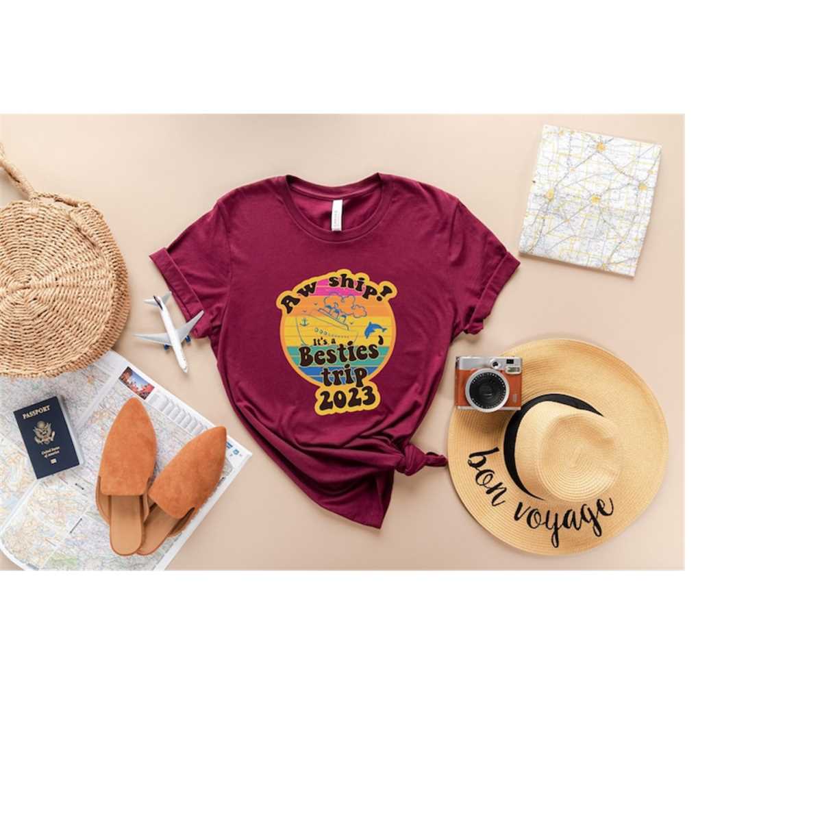 Aw Ship It's A Bestie's Trip 2023 Cruise Shirts, Girls Trip | Inspire ...