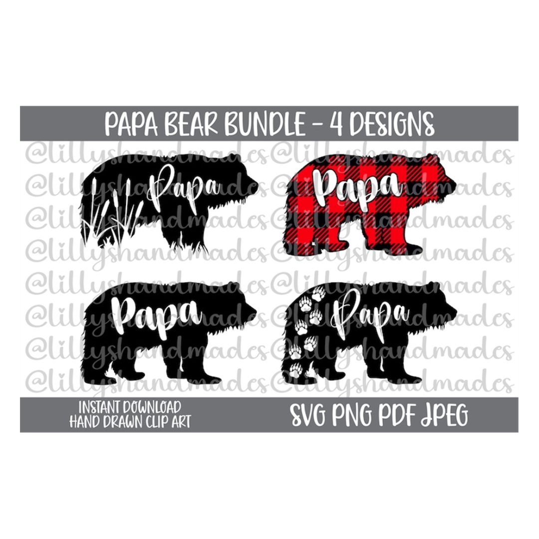 Papa Bear Svg, Papa Bear Png, Father's Day Svg, Papa Svg, Da - Inspire ...