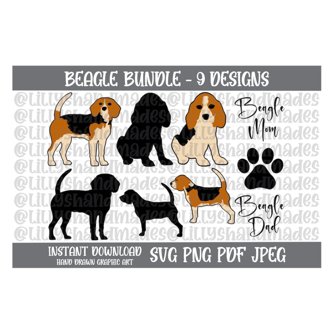 Beagle Svg, Beagle Png, Beagle Vector, Beagle Clipart, Beagl - Inspire ...