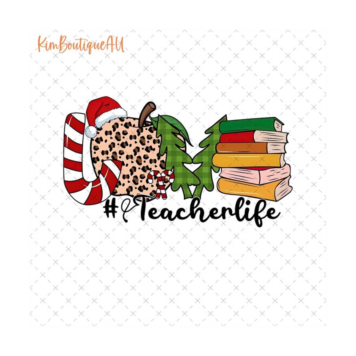 Christmas Teacher Life Png, Retro Christmas Teacher Png, San | Inspire ...
