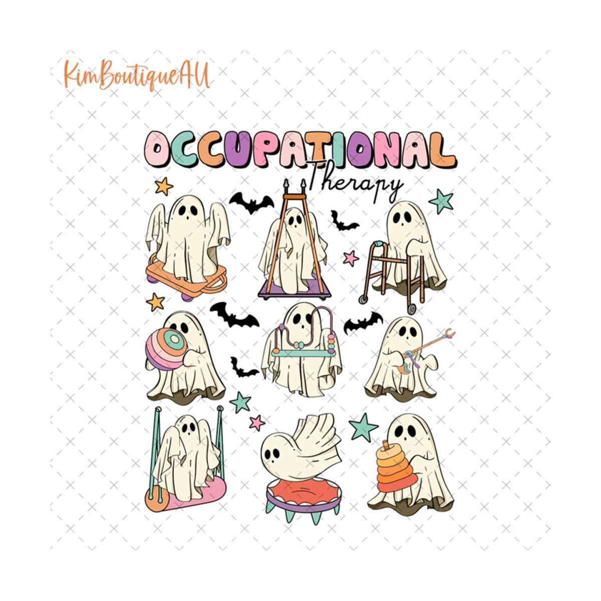 Occupational Therapy Ghost Png, OT Ghost Halloween Png, Cute | Inspire ...