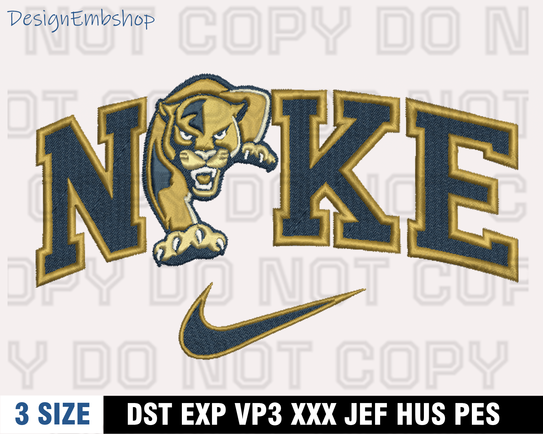 FIU Panthers Embroidery Designs, Nike Logo Embroidery Files, - Inspire ...