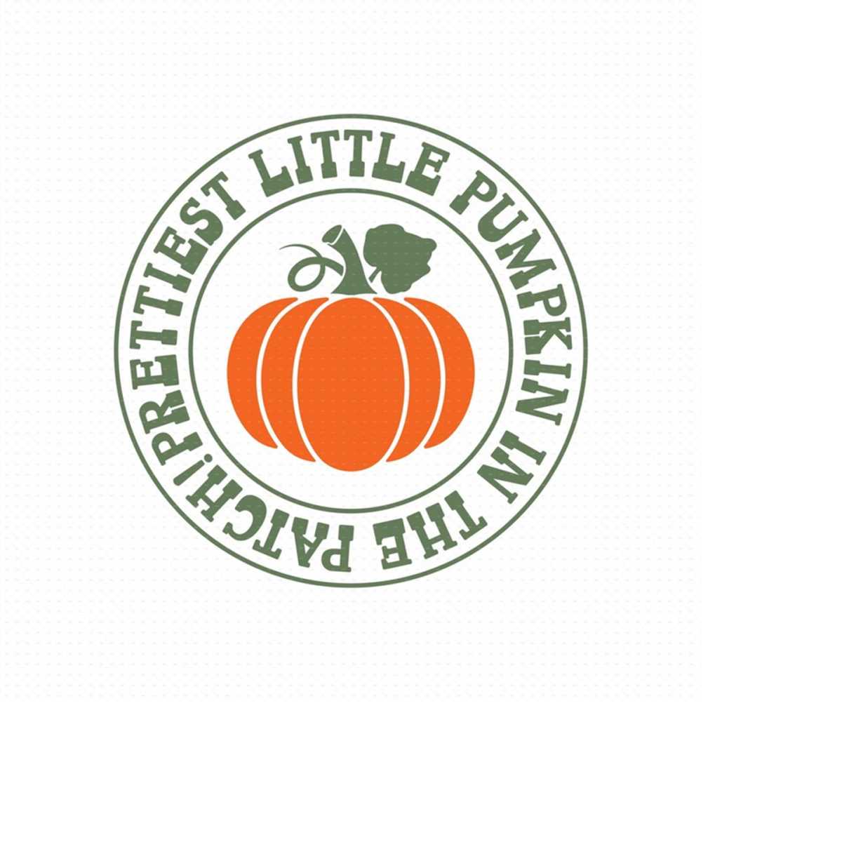 Prettiest Little Pumpkin In The Patch Svg, Png, Eps, Pdf Fil | Inspire ...