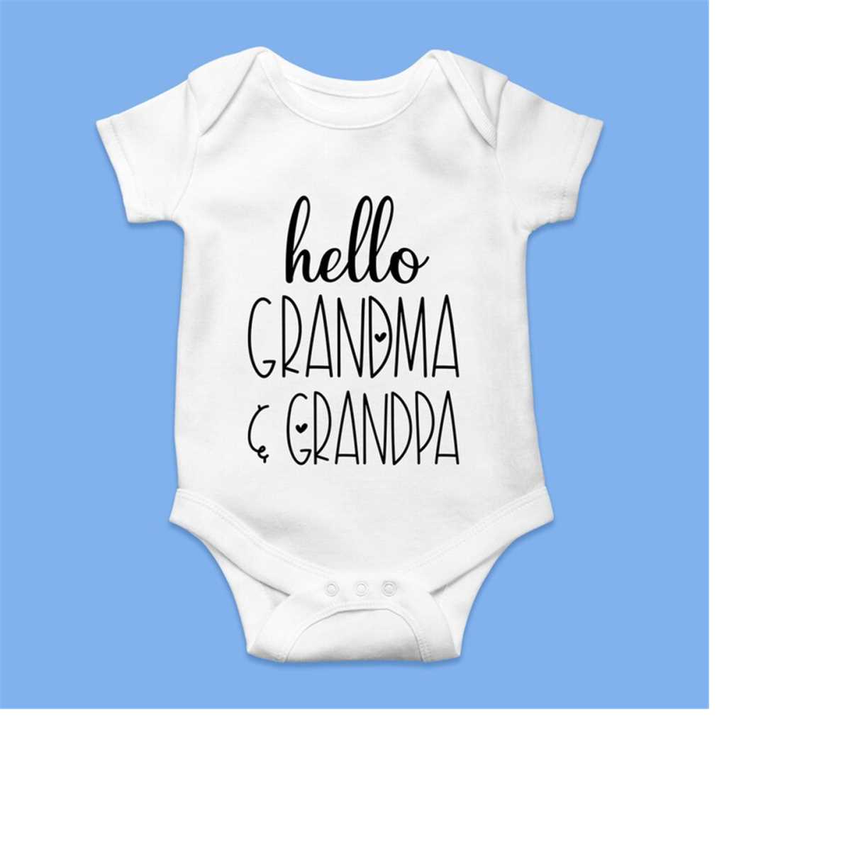 Hello Grandma and Grandpa Svg Png Eps Pdf Files, New Grandpa | Inspire ...