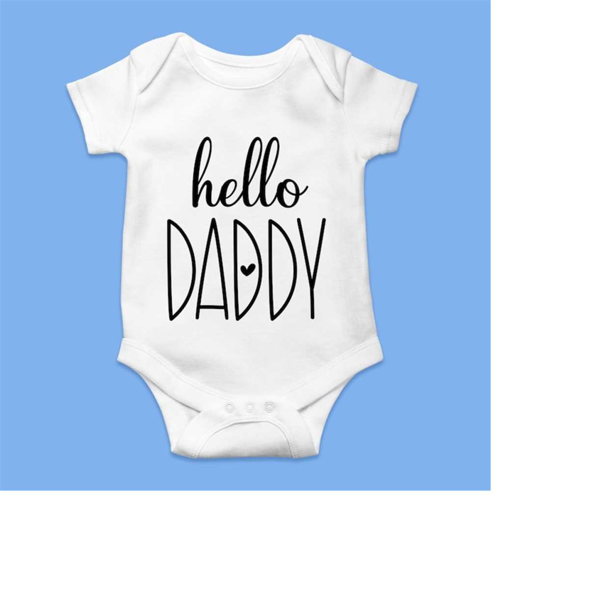 Hello Daddy Svg Png Eps Pdf Files, Promoted To New Daddy, Pr | Inspire ...
