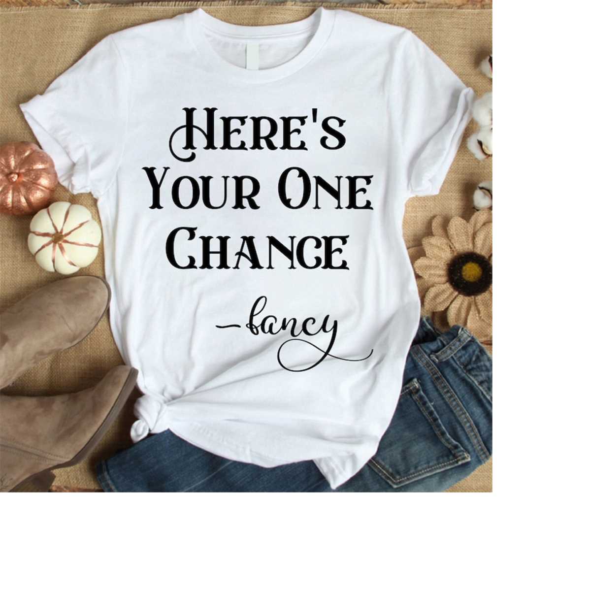 Here's Your One Chance Fancy Svg Png Pdf Eps Ai Cut File, Ly - Inspire ...