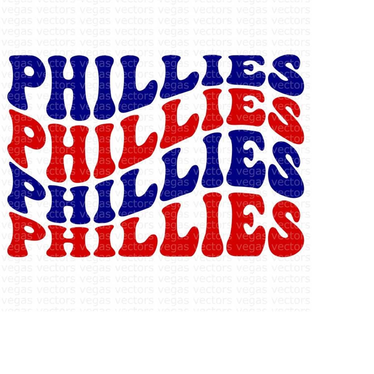 Phillies SVG, Phillies Wavy SVG, Phillies PNG, Digital Downl - Inspire ...