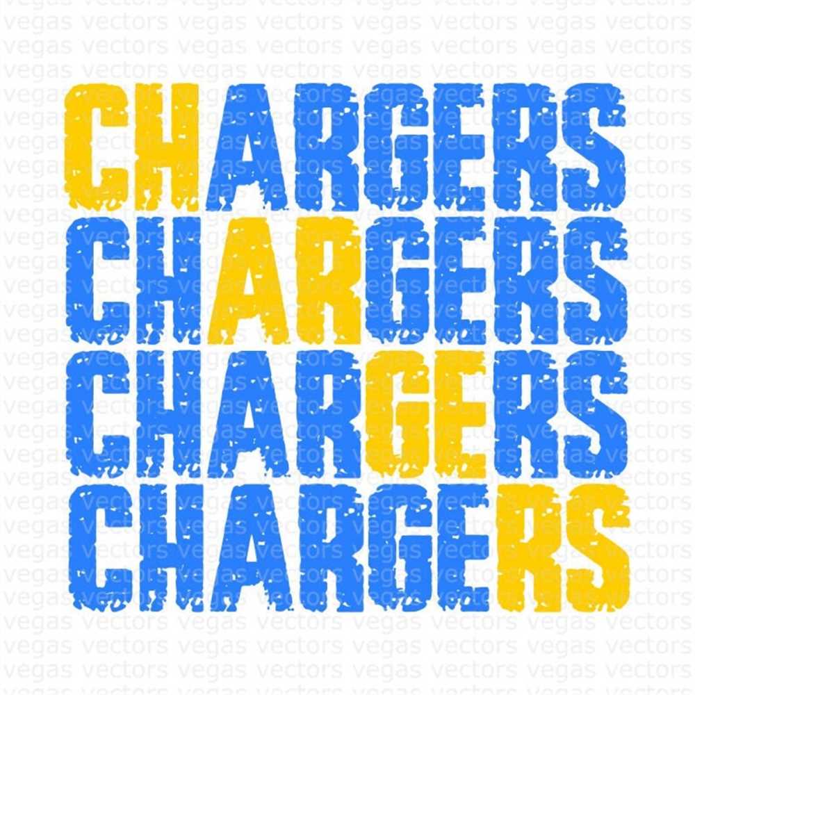 Chargers SVG, Chargers Grunge SVG, Chargers PNG, Digital Dow | Inspire ...