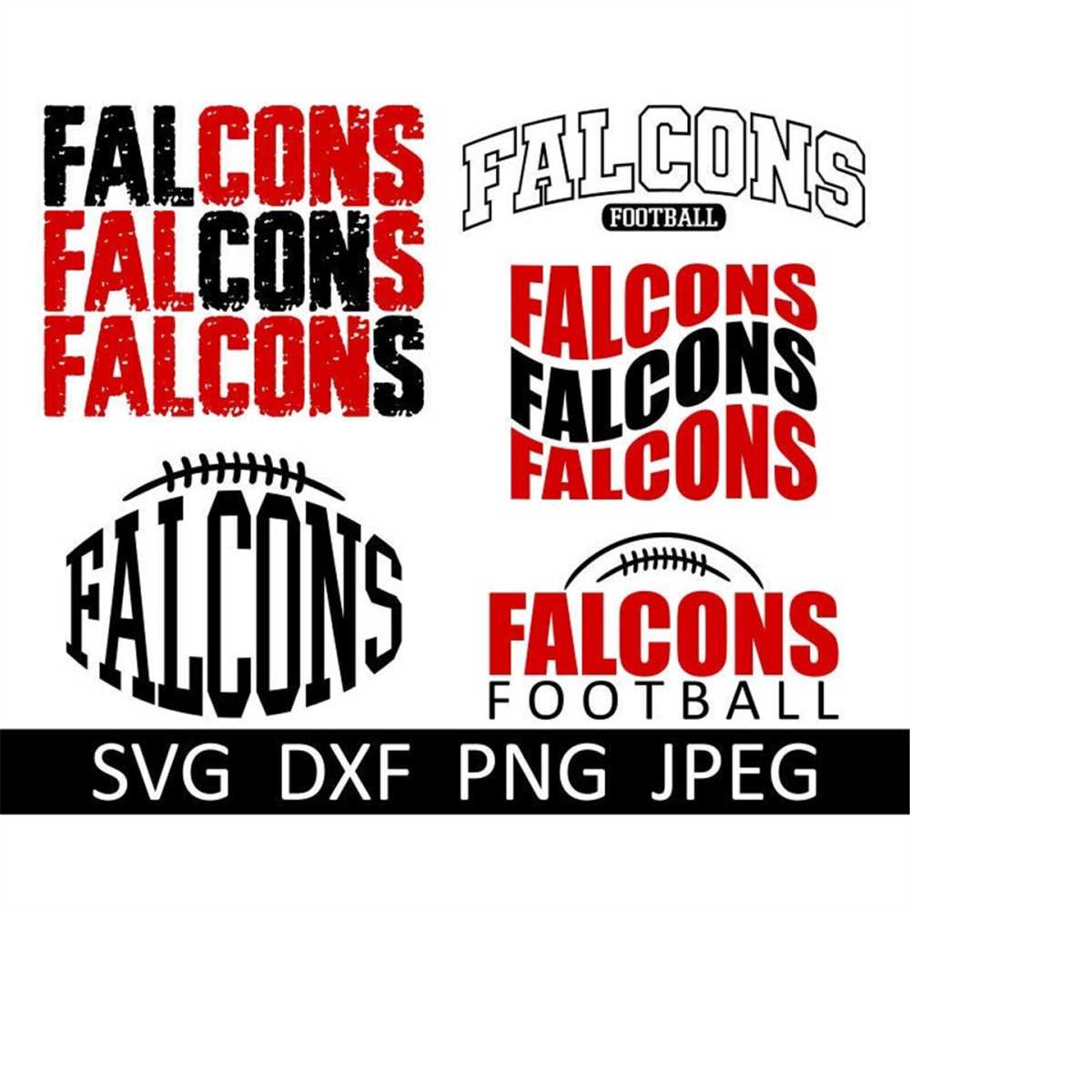 Falcons SVG Bundle, Falcons PNG Bundle, Digital Download, Cu - Inspire ...