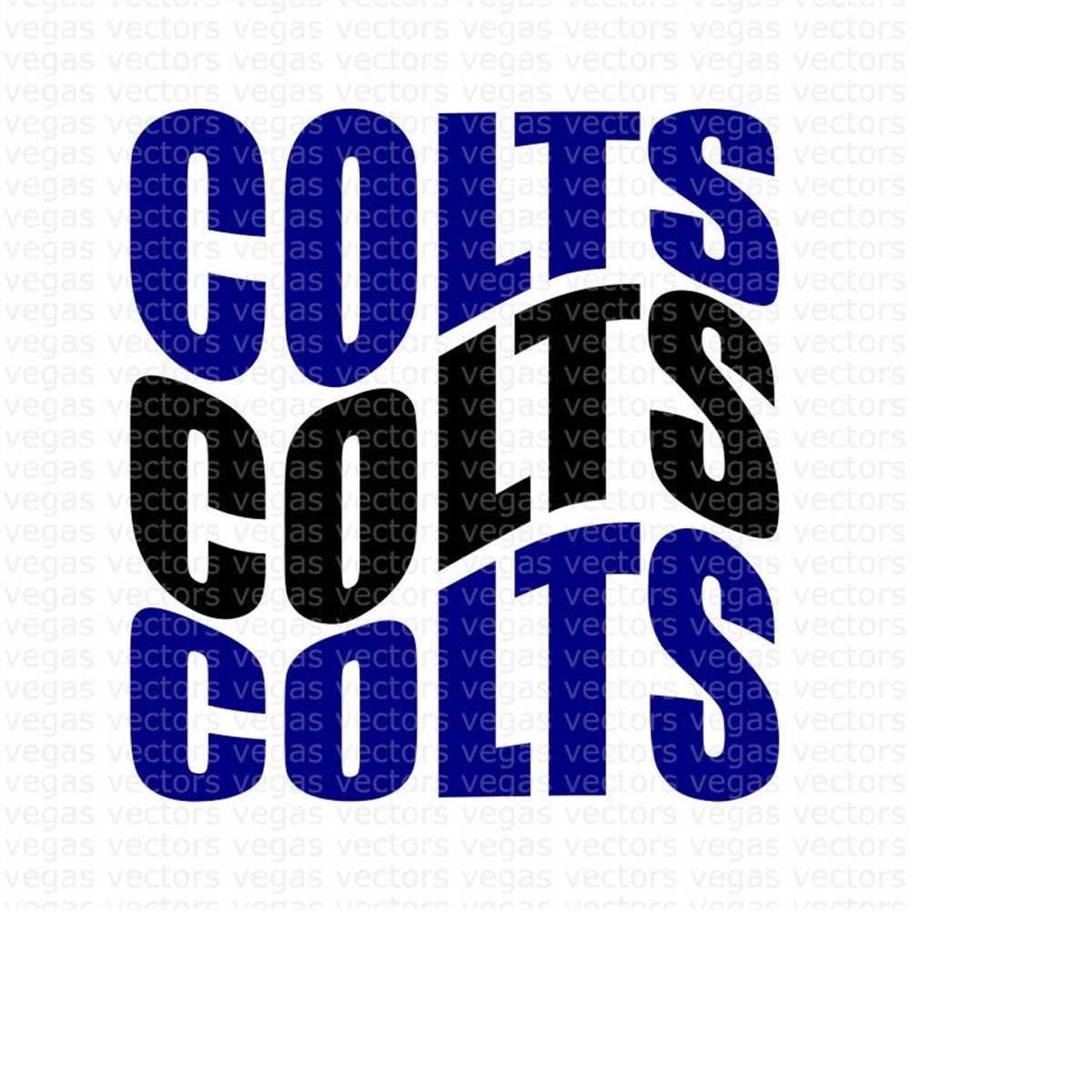 Colts SVG, Colts Wavy SVG, Colts PNG, Digital Download, Cut - Inspire ...