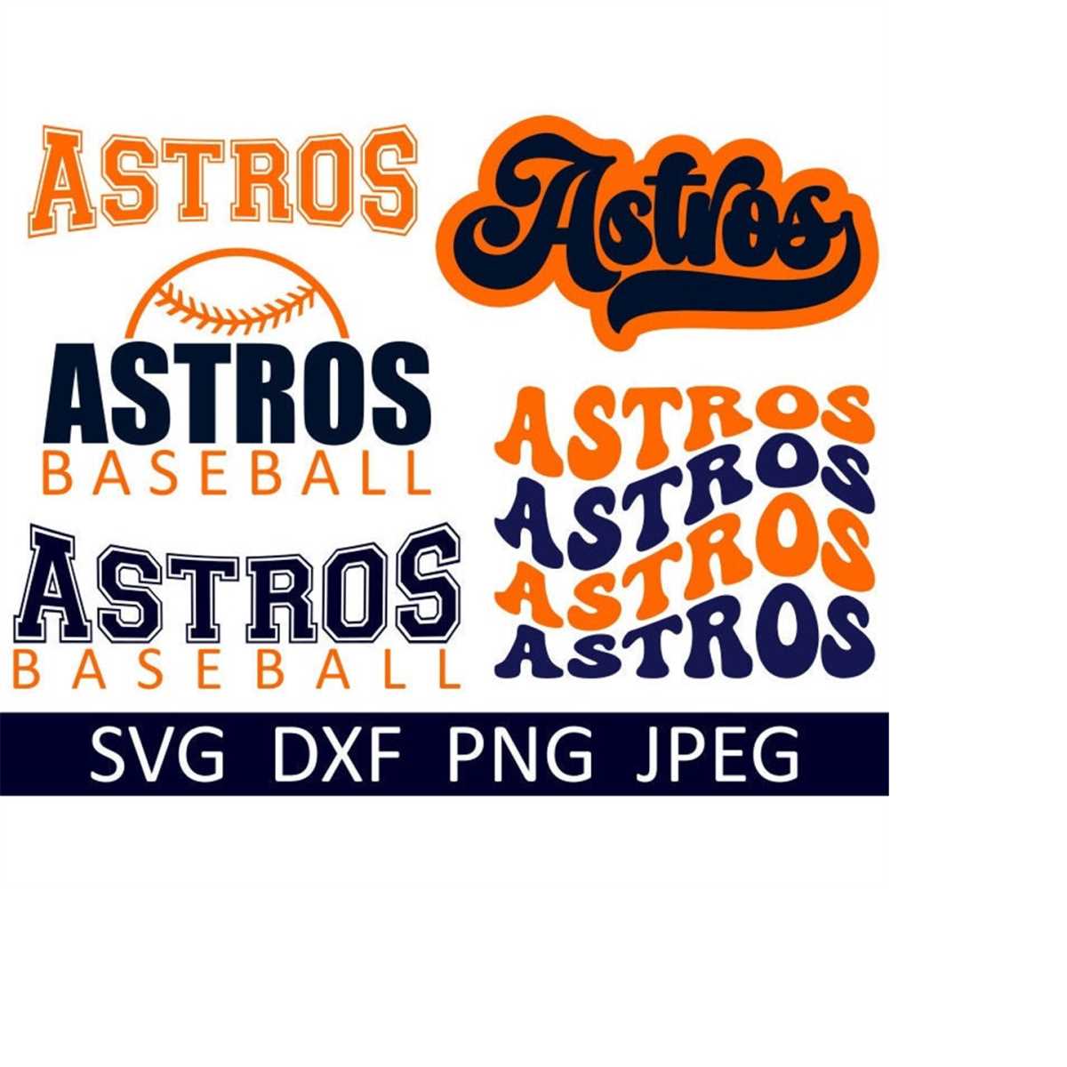 Astros SVG Bundle, Astros PNG Bundle, Digital Download, Cut | Inspire ...