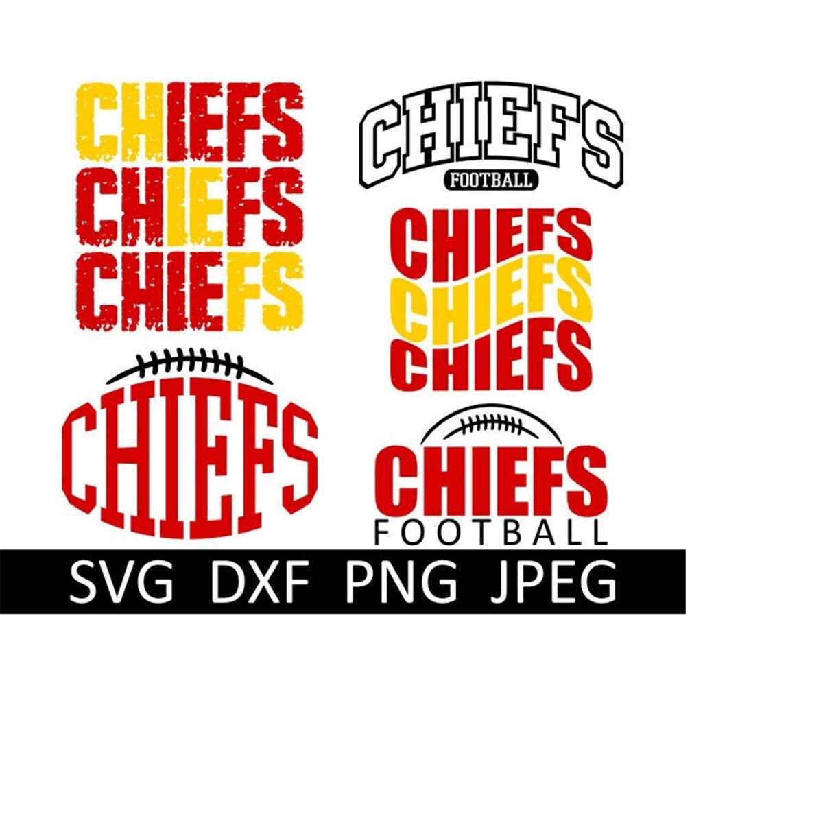 Chiefs SVG Bundle, Chiefs PNG Bundle, Digital Download, Cut | Inspire ...