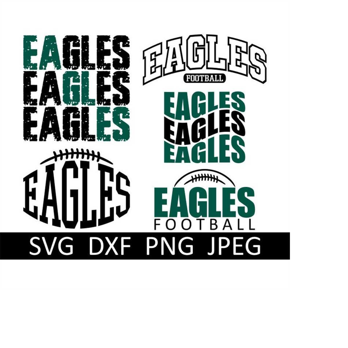 Eagles SVG Bundle, Eagles PNG Bundle, Digital Download, Cut | Inspire ...