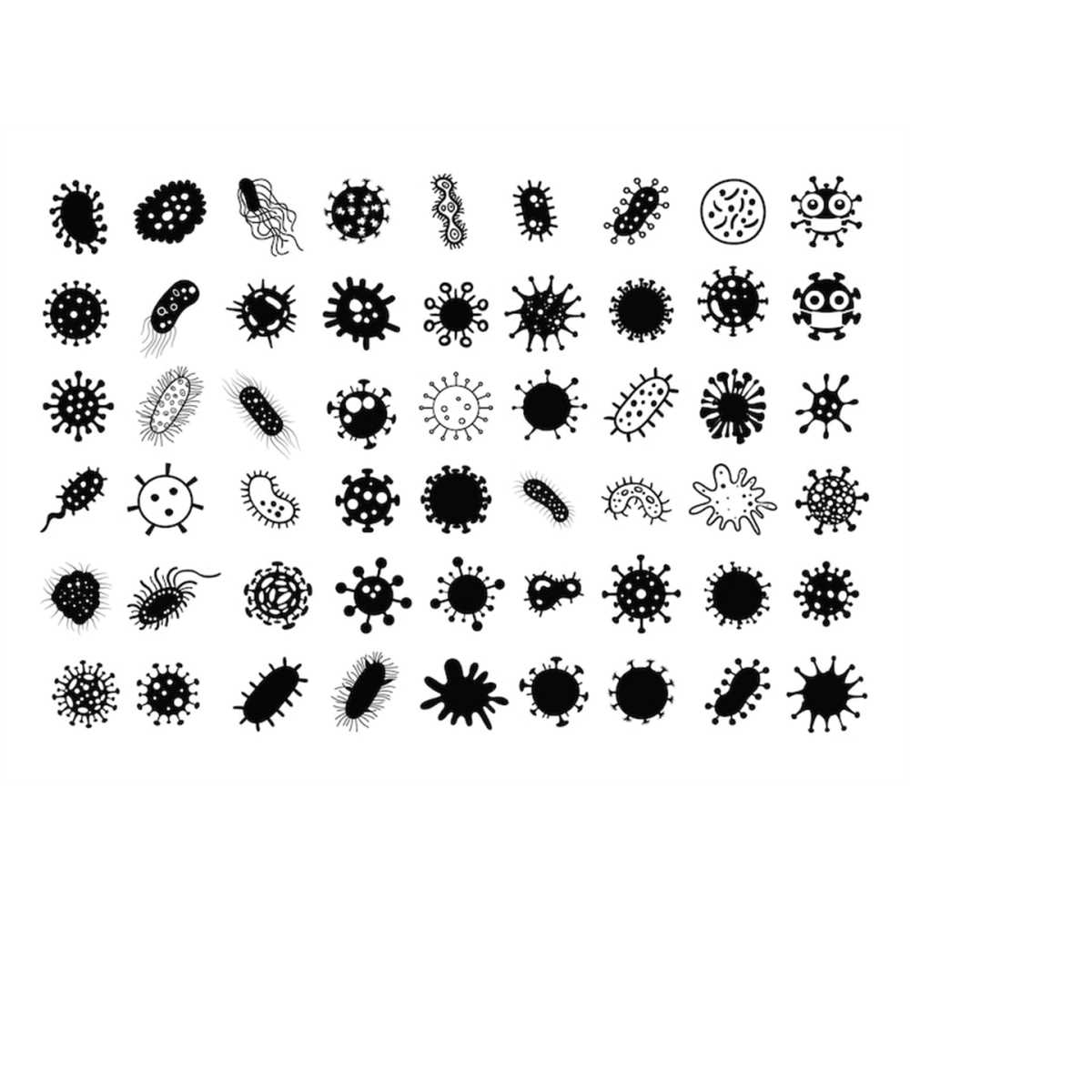VIRUS SVG Bundle, Social DISTANCING Svg, Virus Svg files for | Inspire ...